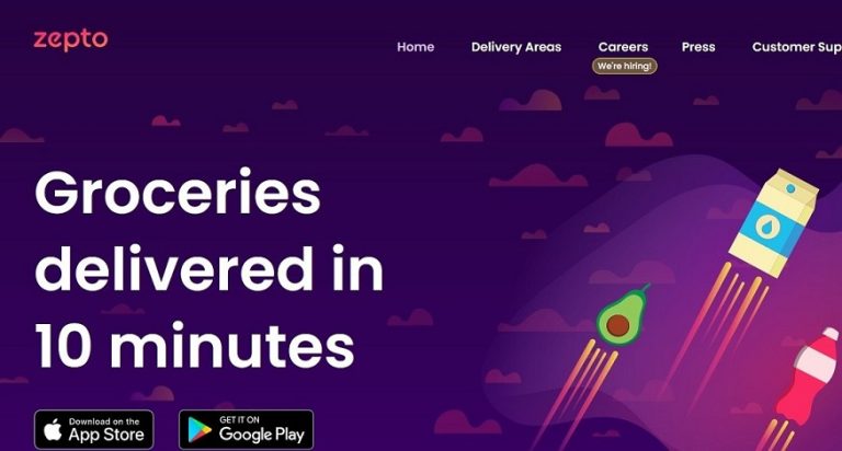 Zepto assures grocery delivery in 10 minutes | Fusion – WeRIndia
