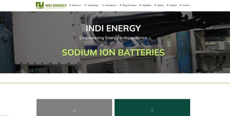 Indi Energy revolutionizes energy storage technologies | Fusion – WeRIndia